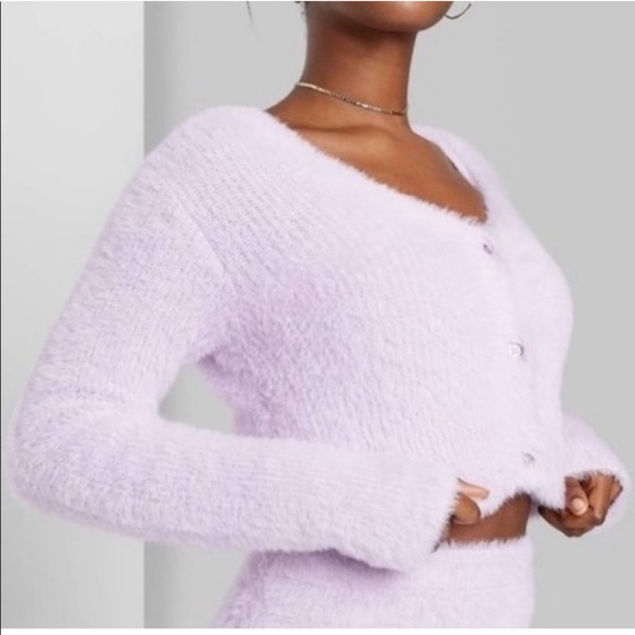 wild fable | Sweaters | Wild Fable Fuzzy Cropped Cardigan | Poshmark